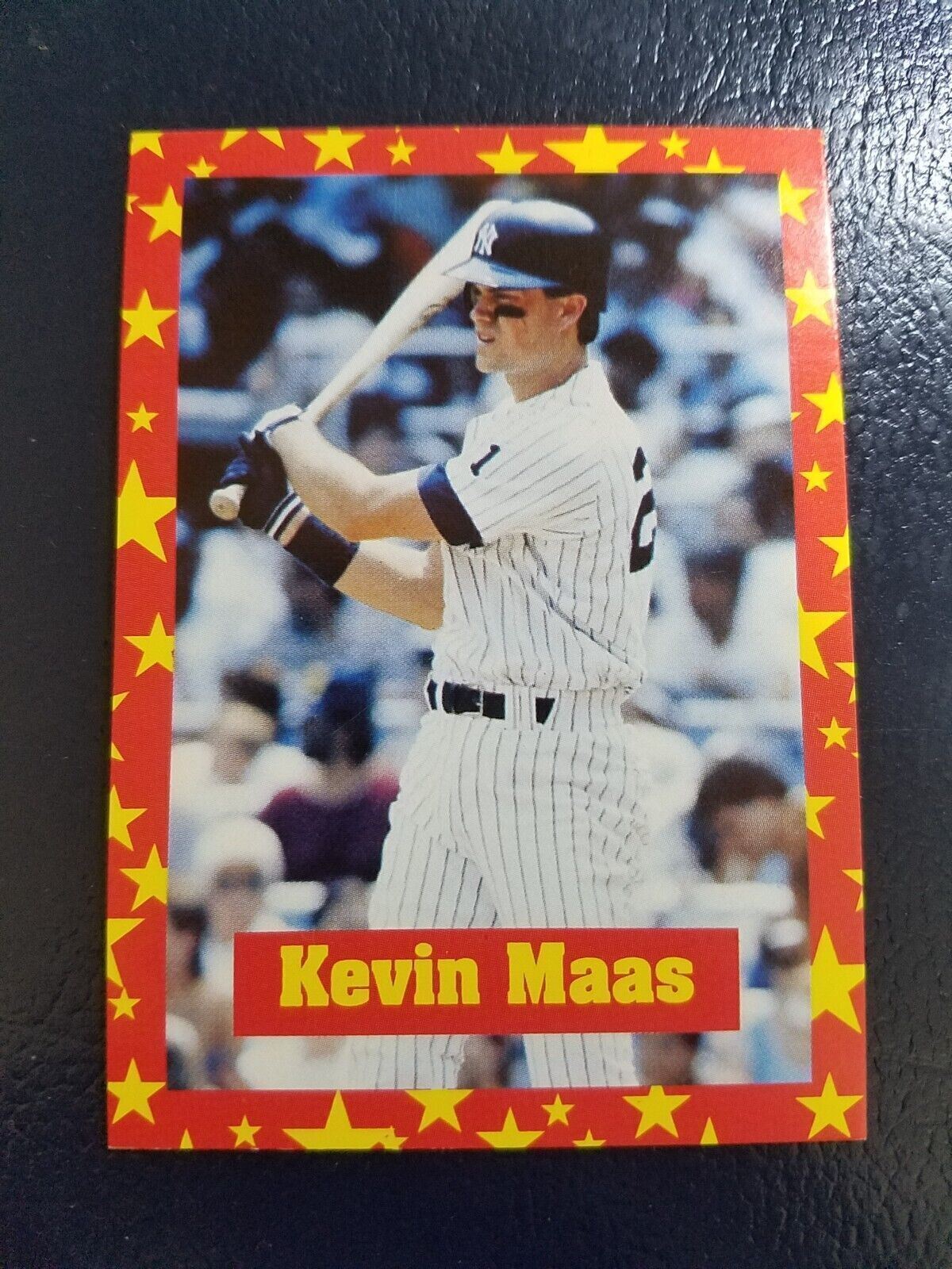 Kevin Maas New York Yankees 1990 Red Yellow Stars (A) WOW NM | eBay