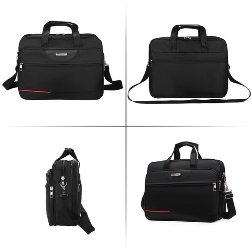 Mens Shoulder Bag Padded Waterproof Large Laptop Briefcase Business ...