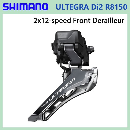New Shimano ULTEGRA Di2 FD-R8150 2x12-speed Front Derailleur Braze On ...