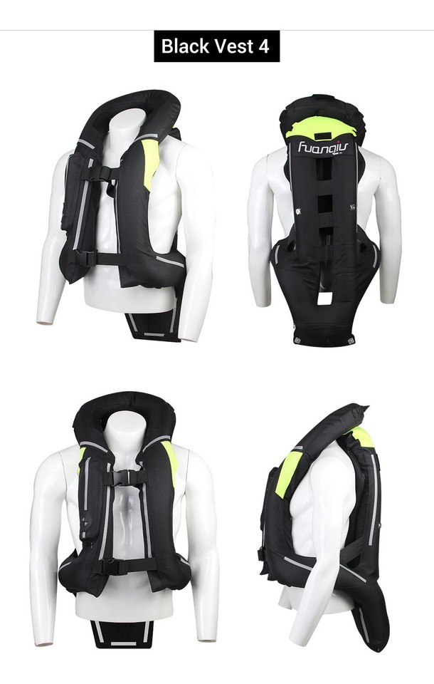 Motorcycle Airbag Vest Adjustable Motorcycle Jacket Moto Racing Air Bag ...