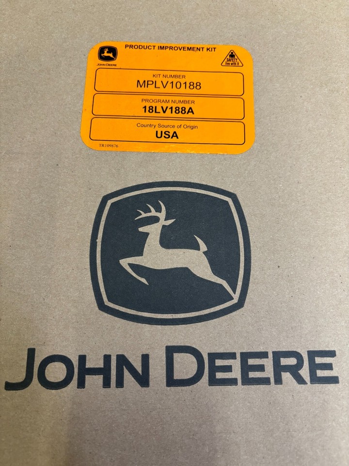 John Deere OEM 1025R Air Filter Relocation Kit MPLV10188 with lvu34503 ...