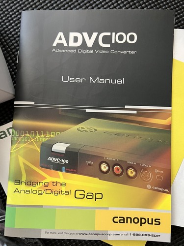 Canopus+ADVC-100+Analog+to+Digital+Video+Converter for sale online | eBay