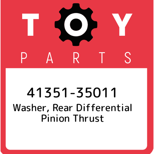 41351-35011 Toyota Washer, rear differential pinion thrust 4135135011 ...