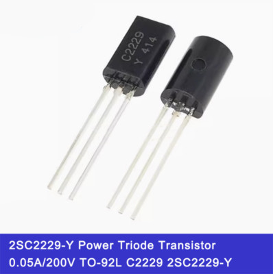 2SC2229-Y Power Triode Transistor 0.05A/200V TO-92L C2229 2SC2229-Y | eBay