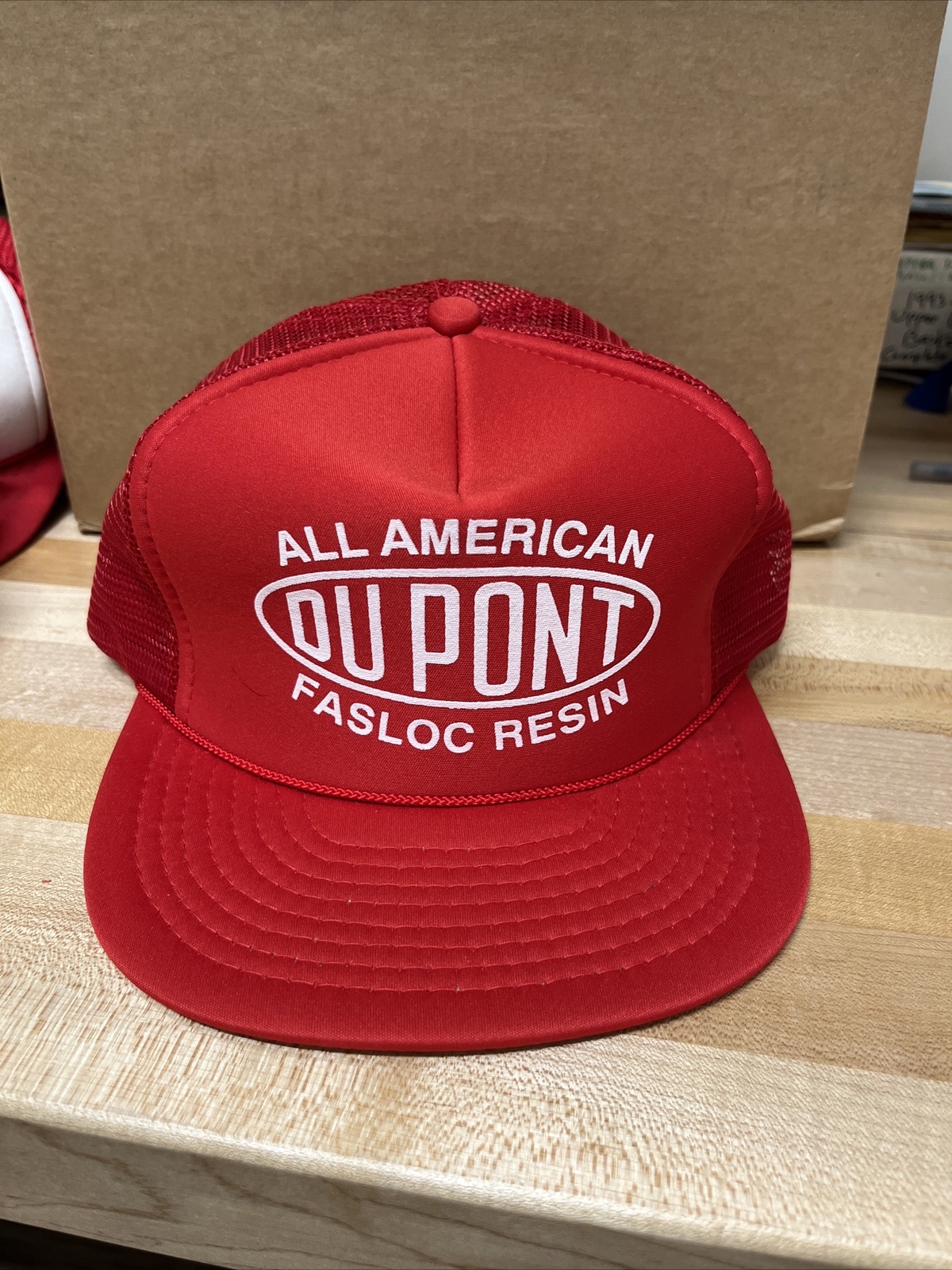 DUPONT All American Fasloc Resin Truckers Snap Back Hat | eBay