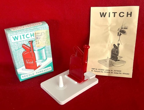 Vintage Witch Automatic Needle Threader Original Box and Instructions W ...