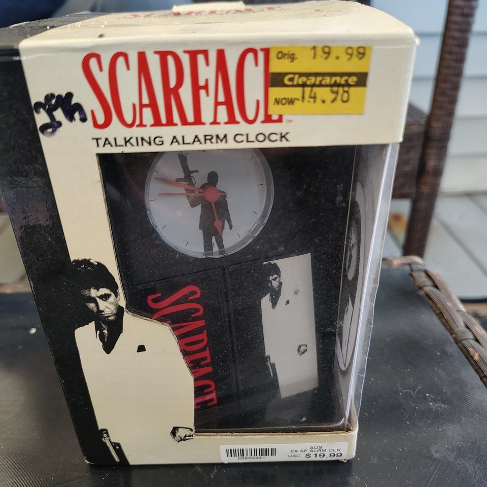 Scarface Talking Alarm Clock Al Pacino | eBay