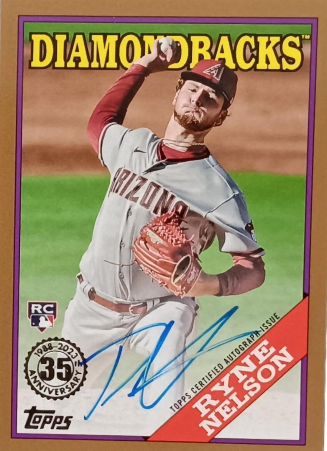 2023 Topps Update Series - 1988 Topps Baseball Autographs Ryne Nelson ...