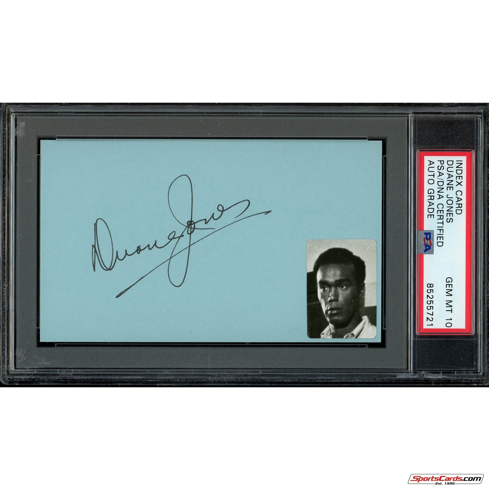 Duane Jones Night of the Living Dead Actor Signed Auto 3x5 Card PSA/DNA ...