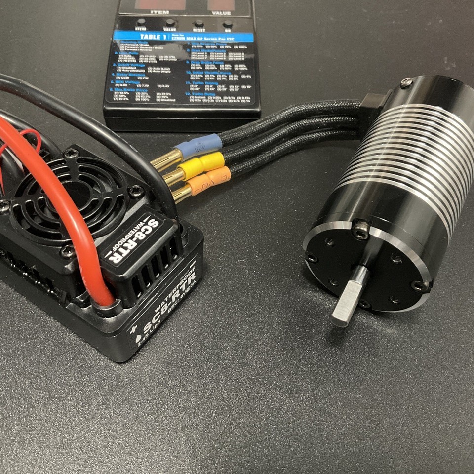SC8 120A 3674 2950KV 1/10 Brushless ESC Motor Combo 4S W/Hobbywing ...