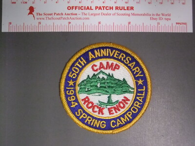 Boy Scout Camp Rock Enon 1994 patch VA 2444LL | eBay