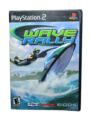 RARE BLUE - Wave Rally Sony PlayStation 2 PS2 - Vintage Video Game ...