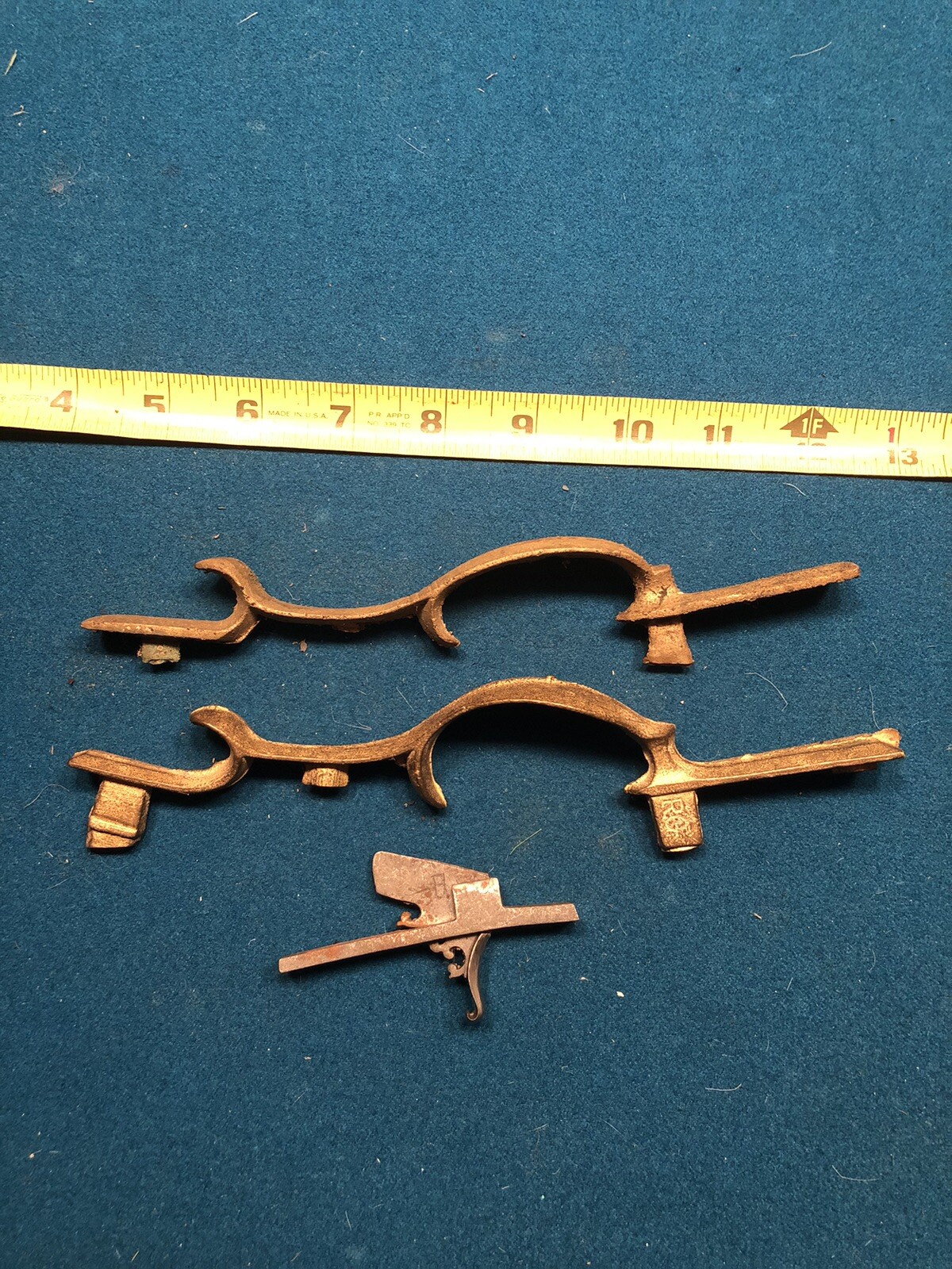 Flintlock Black Powder cast Brass Trigger Guard long rifle builder lot ...