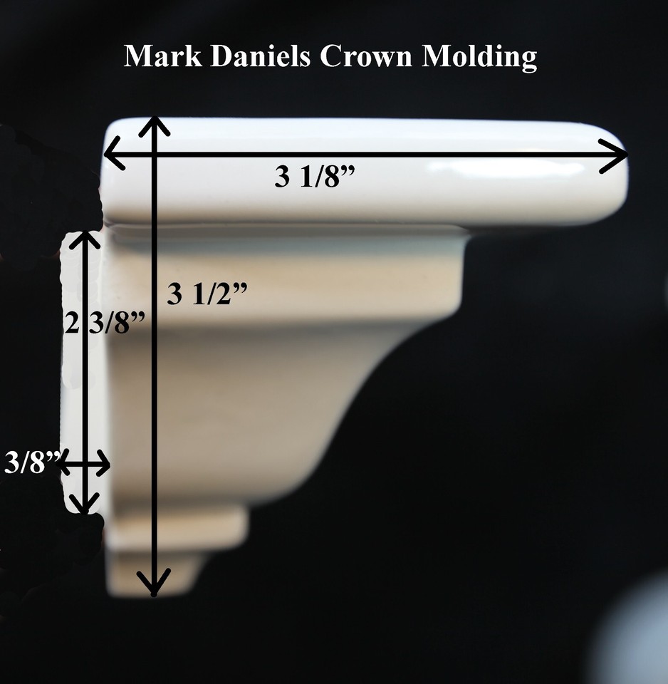 Bathroom Ceramic Tile Crown Molding Shower Shampoo Shelf Niches | eBay