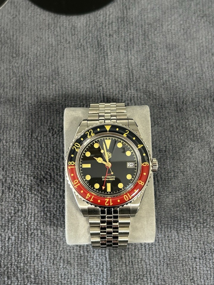San Martin Automatic GMT Pepsi Bezel | eBay