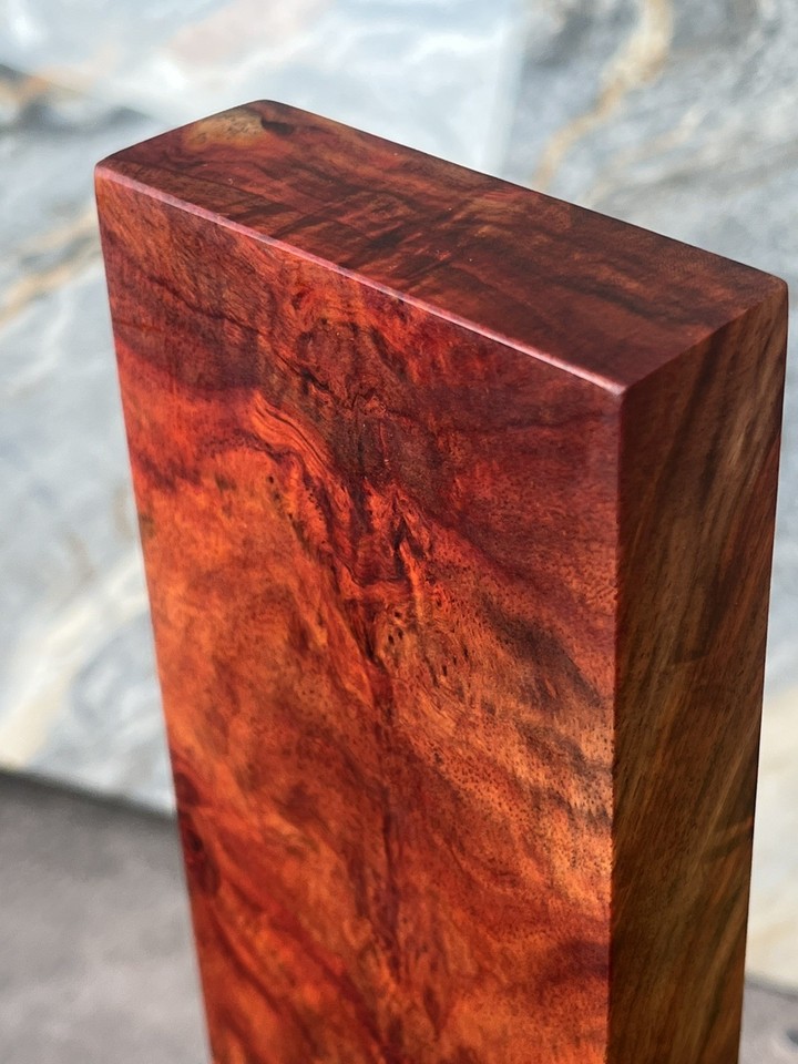 Rosewood Burl Woods Slab Board Woodworking Lumber Block 14.3”x2.88”x1 ...