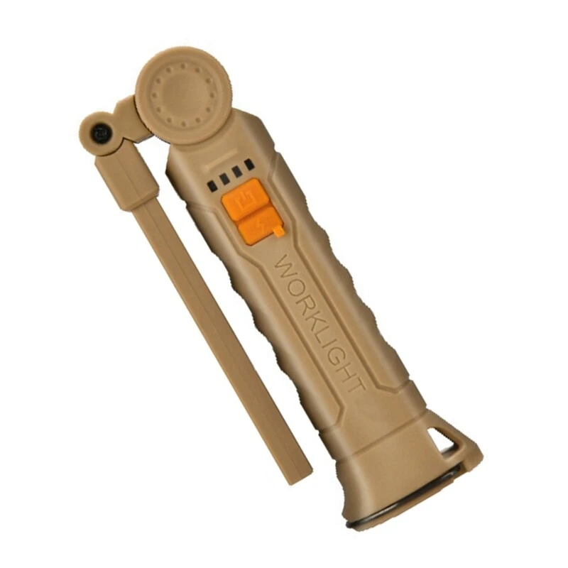 2x COB LED Work Light USB Rechargeable Magnetic Flashlight Hand ...
