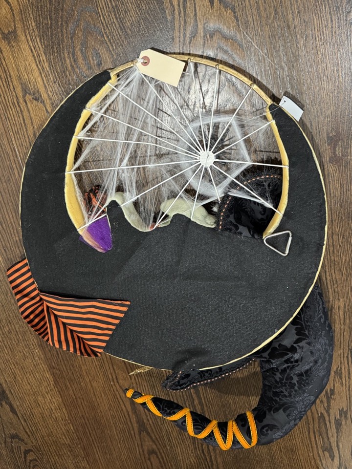 Grandin Road Enchanted Witch Moon Halloween Wreath RARE | eBay