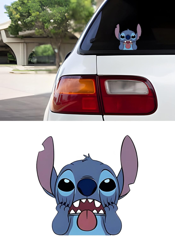 Koumyou-Stitch, Grimace Face,Vinyl Decal,Sticker for Cars,Windows ...