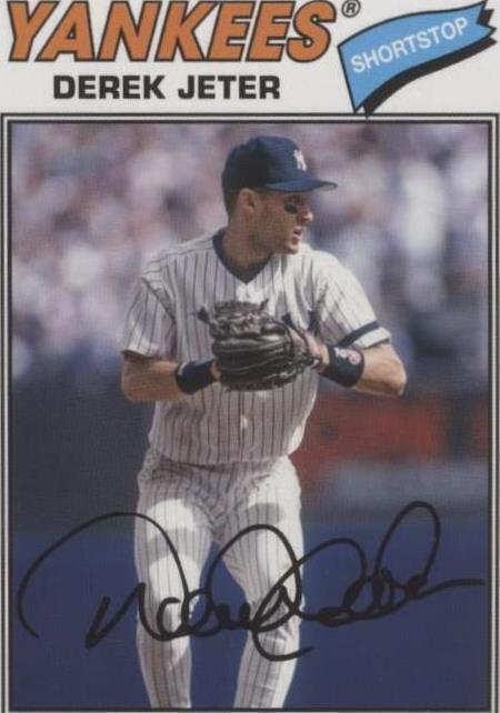 2018 Topps Archives - 1977 Design Photo Variation Derek Jeter #200 ...