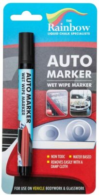 Car Paint Marker Pens Auto Writer Black - Best For Windows, Glass, Tire ...