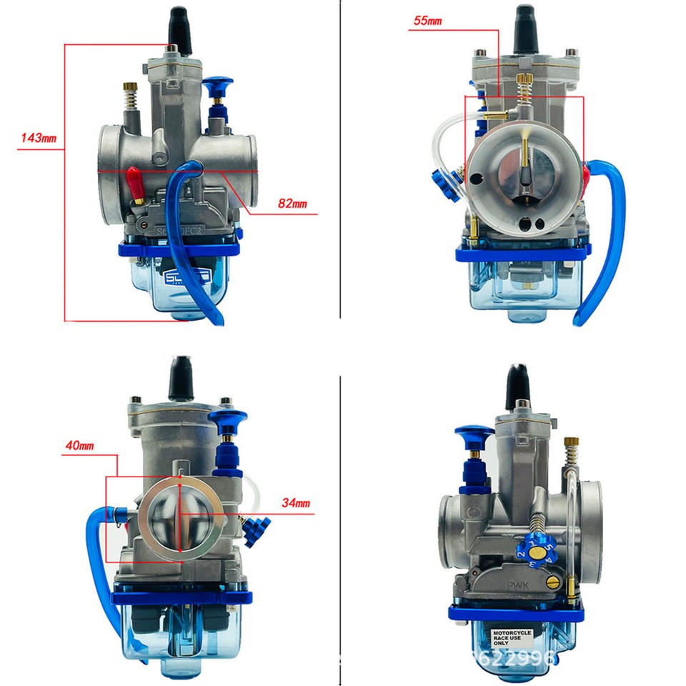 High Performance Racing Carb 34mm Carburetor for 250-350cc Dirt Pit ...
