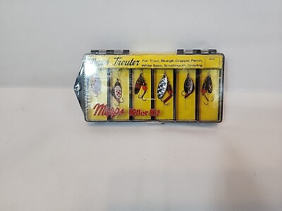 VINTAGE MEPPS 6 PIECE TROUTER KIT - LURES MEPPS KILLER KIT SEALED ...