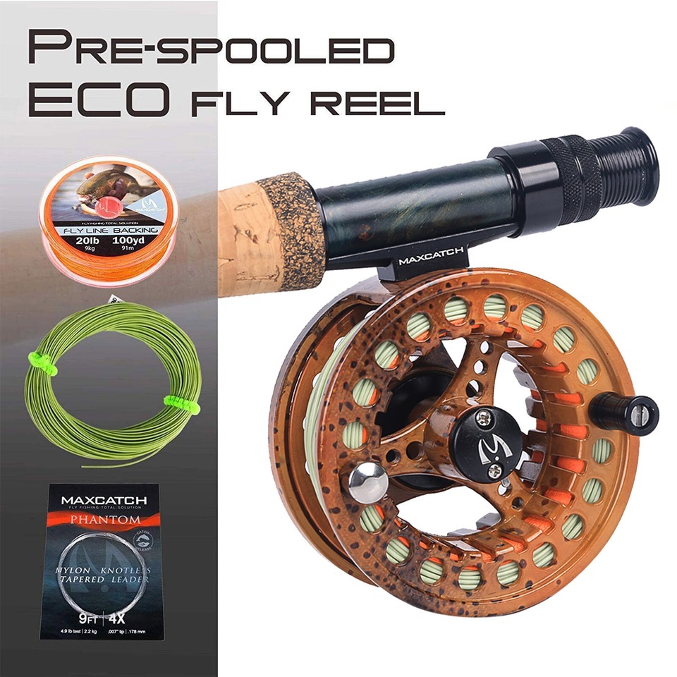 Extreme 3/4/5/6/7/8WT Fly Fishing Rod Combo, Fly Reel,Line,Flies Outfit ...