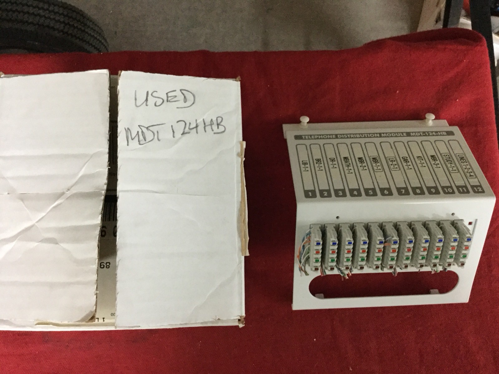 Honeywell MDT-124-HB 12 Port Telephone Distribution Module | eBay