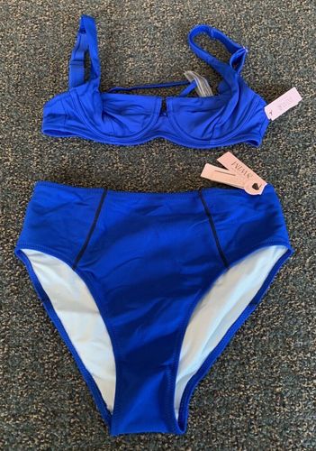 VICTORIA'S SECRET WOMEN'S BIKINI SET 2 PC BLUE H1-492 SIZE S RN #54867 ...