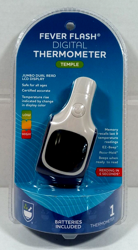 Rite Aid Fever Flash Digital Temple Thermometer Non-invasive Ships for ...
