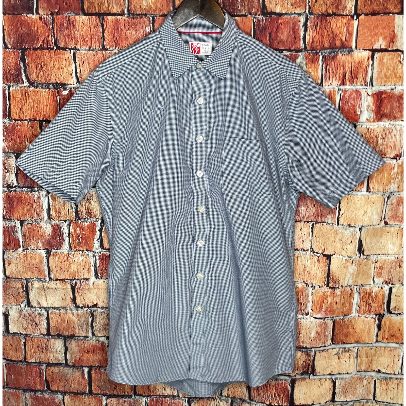 Chick-fil-A CFA Uniform Work Button Front Shirt Men’s… - Gem