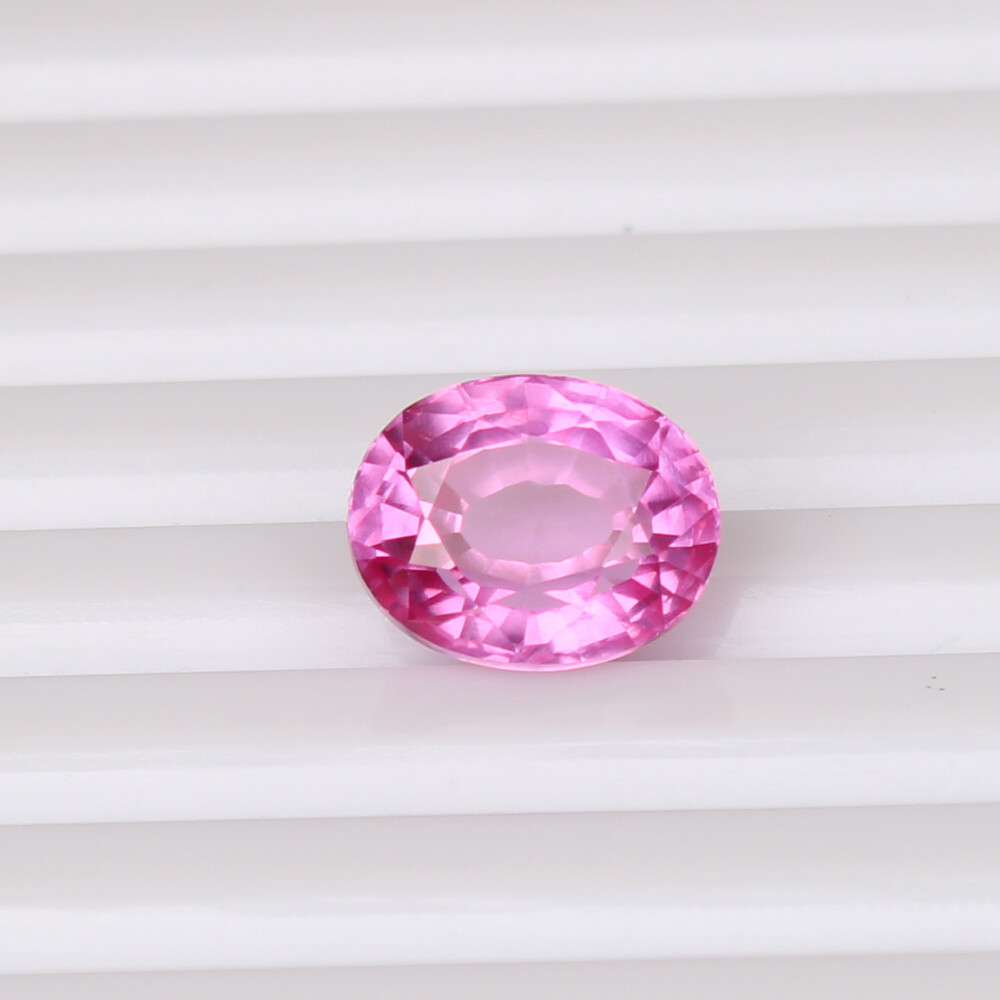 Natural Pink Color Sapphire 5.15 Ct Oval Cut Loose Certified Gemstone ...