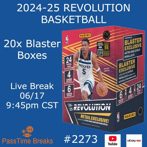 DETROIT PISTONS 2024-25 REVOLUTION BASKETBALL - 20x Blaster Box LIVE ...