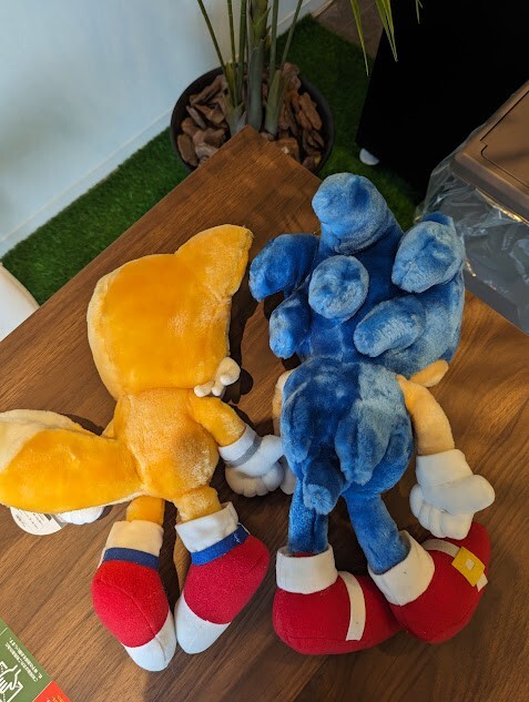 "Sonic the Hedgehog Sonic and Tails Plush Toys Set 1998" | eBay