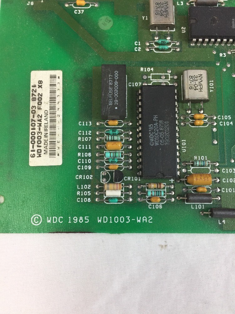 WD DISK CONTROLLER ISA WD1003-WA2 PC Hard Drive Floppy HD MFM Western ...