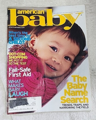 American Baby Magazine November 2000 The Baby Search Name | eBay