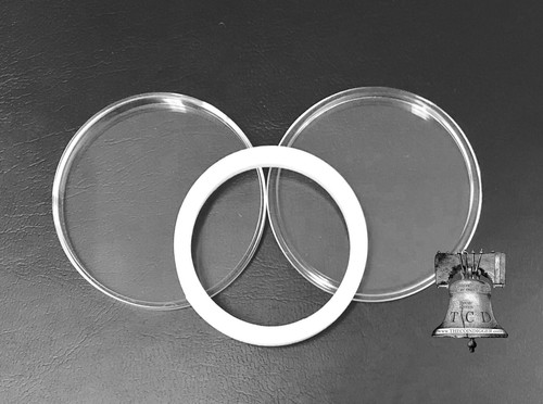 5 Air-tite Coin Holder Capsule Model I White 40mm American Silver Eagle ...