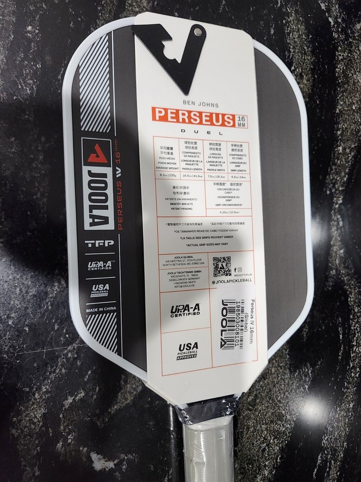 JOOLA Ben Johns Perseus Pro IV 16mm Paddle Gen 4 2025 - Read ...