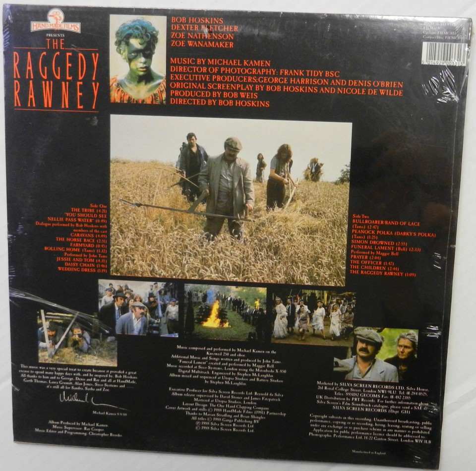 THE RAGGEDY RAWNEY soundtrack LP SEALED music Michael KAMEN | eBay