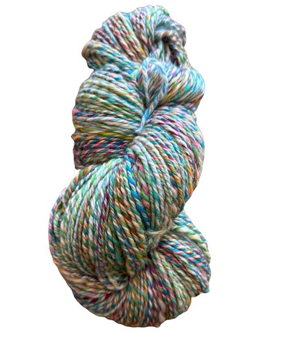 Handspun yarn. Hand Dyed. Luxury Wool Yarn. Garden Path. 3ply Worsted ...