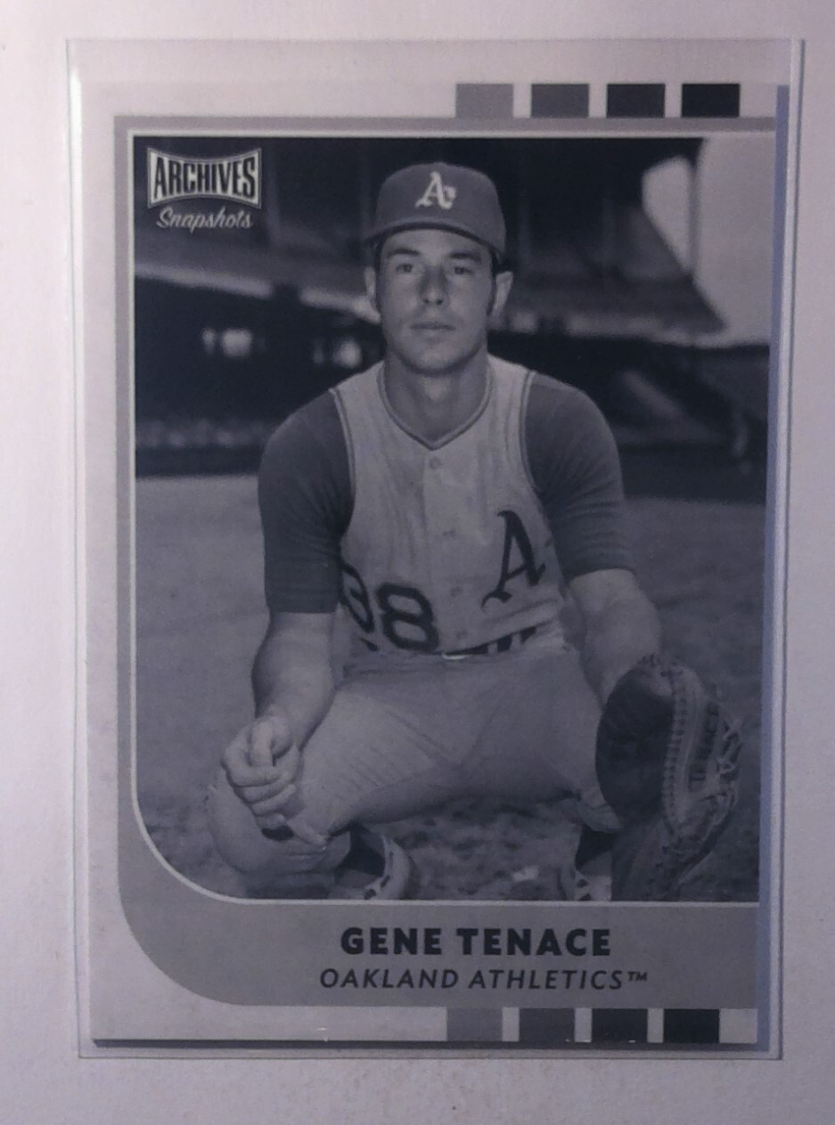 2021 Topps Archives Snapshots #7 Gene Tenace Black & White | eBay