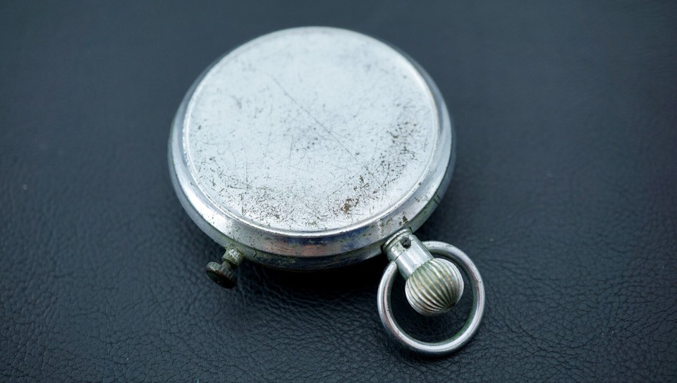 Vintage German military WWII mechanical stopwatch 50mm two-button ...