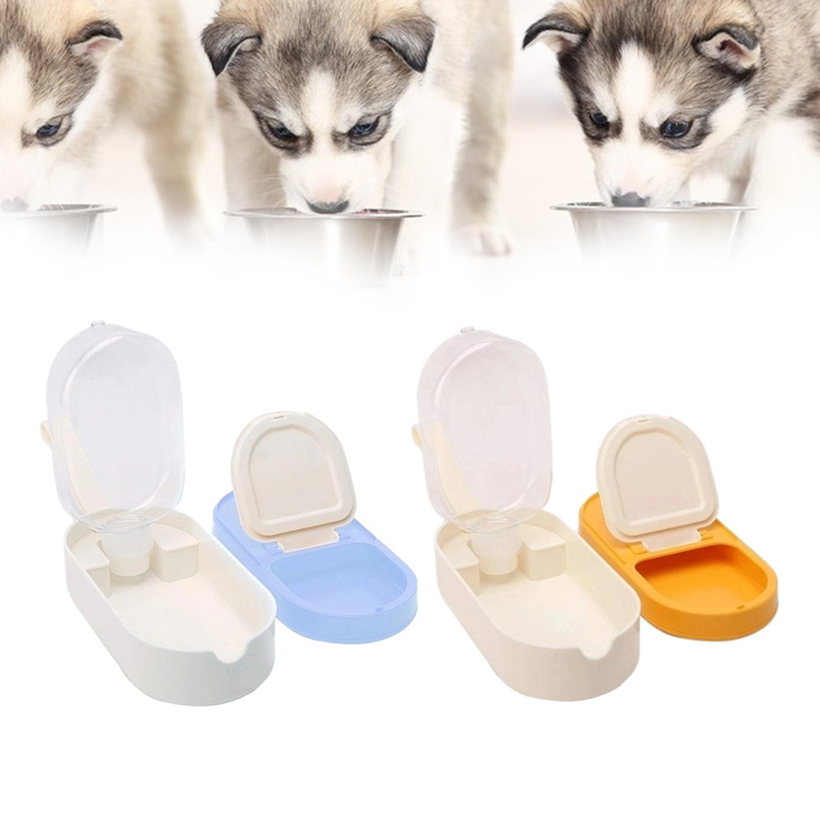 Dog Water Bottle 2 in 1 Leakproof Drinking Dispenser Puppy Waterer with ...