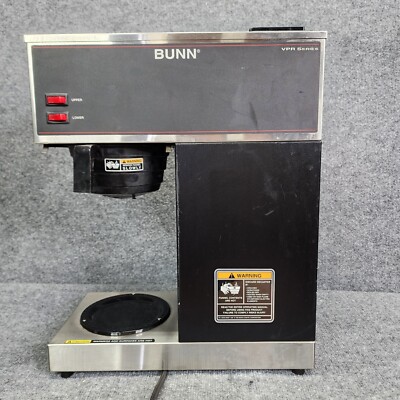 BUNN VPR Series 33200 Commercial Coffee Maker 12 Cup Dual Warmer Works ...