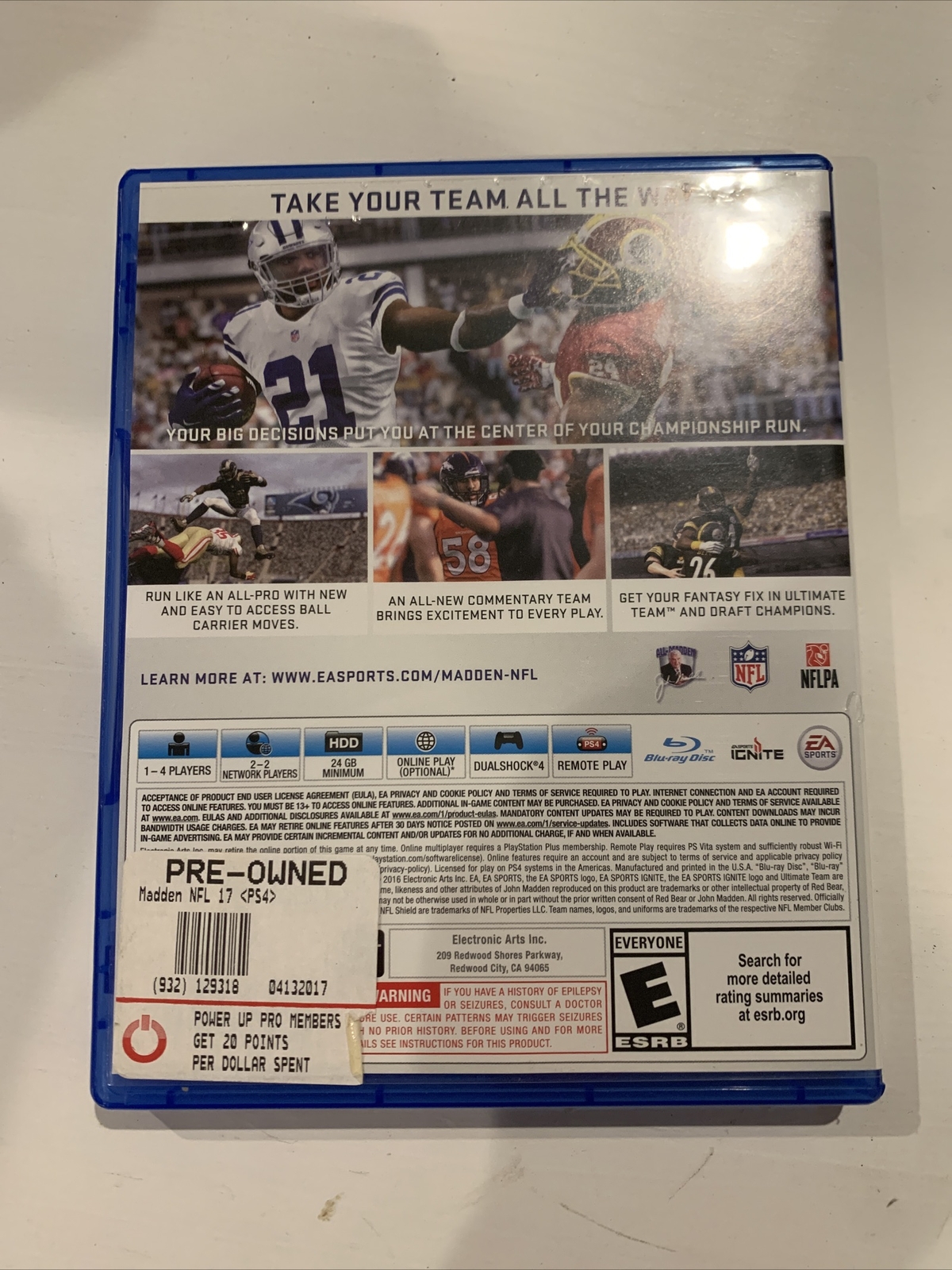 Madden NFL 17 PS4 With All Merchandise Great Condition 14633368574| eBay