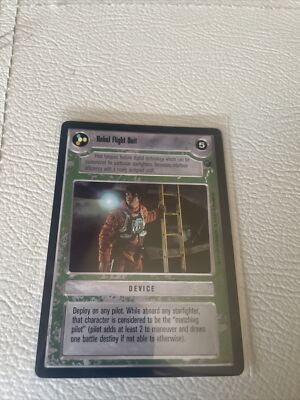 SWCCG: Rebel Flight Suit [Ungraded] Dagobah Star Wars CCG Decipher | eBay