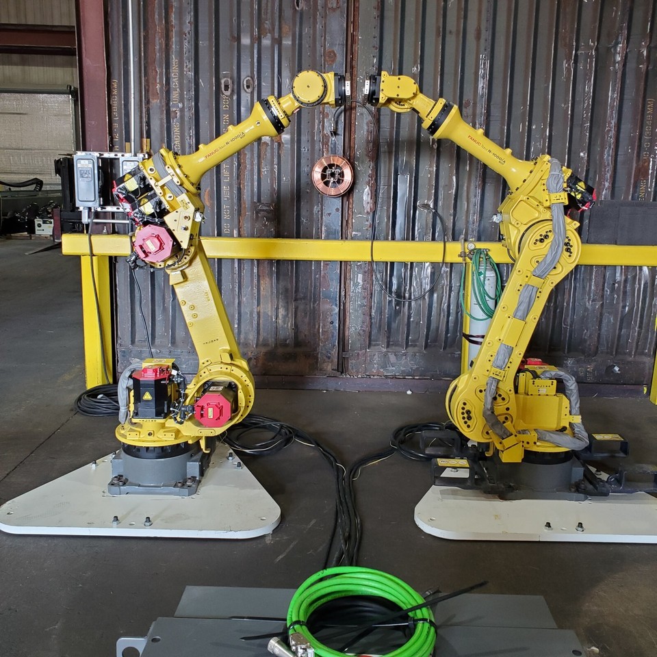 FANUC R-1000iA 80F Dual-Arm Robot System w/ R30iB Controller - Only 145 ...