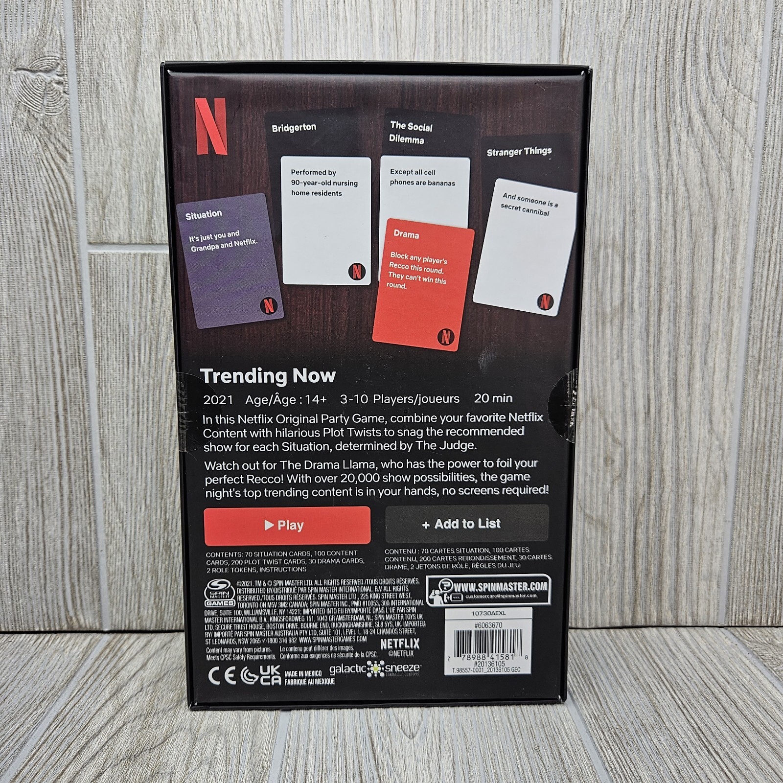 Netflix Trending Now Original Party Card Game New Sealed | eBay