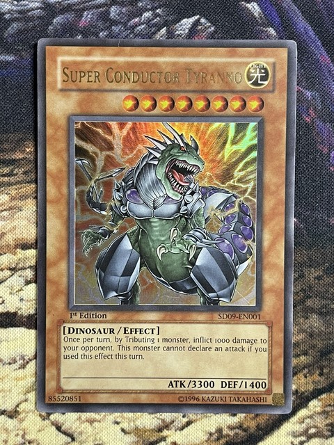 Yu-Gi-Oh! TCG Super Conductor Tyranno Structure Deck SD09-EN001 1st Edition Ultra Rare for sale ...